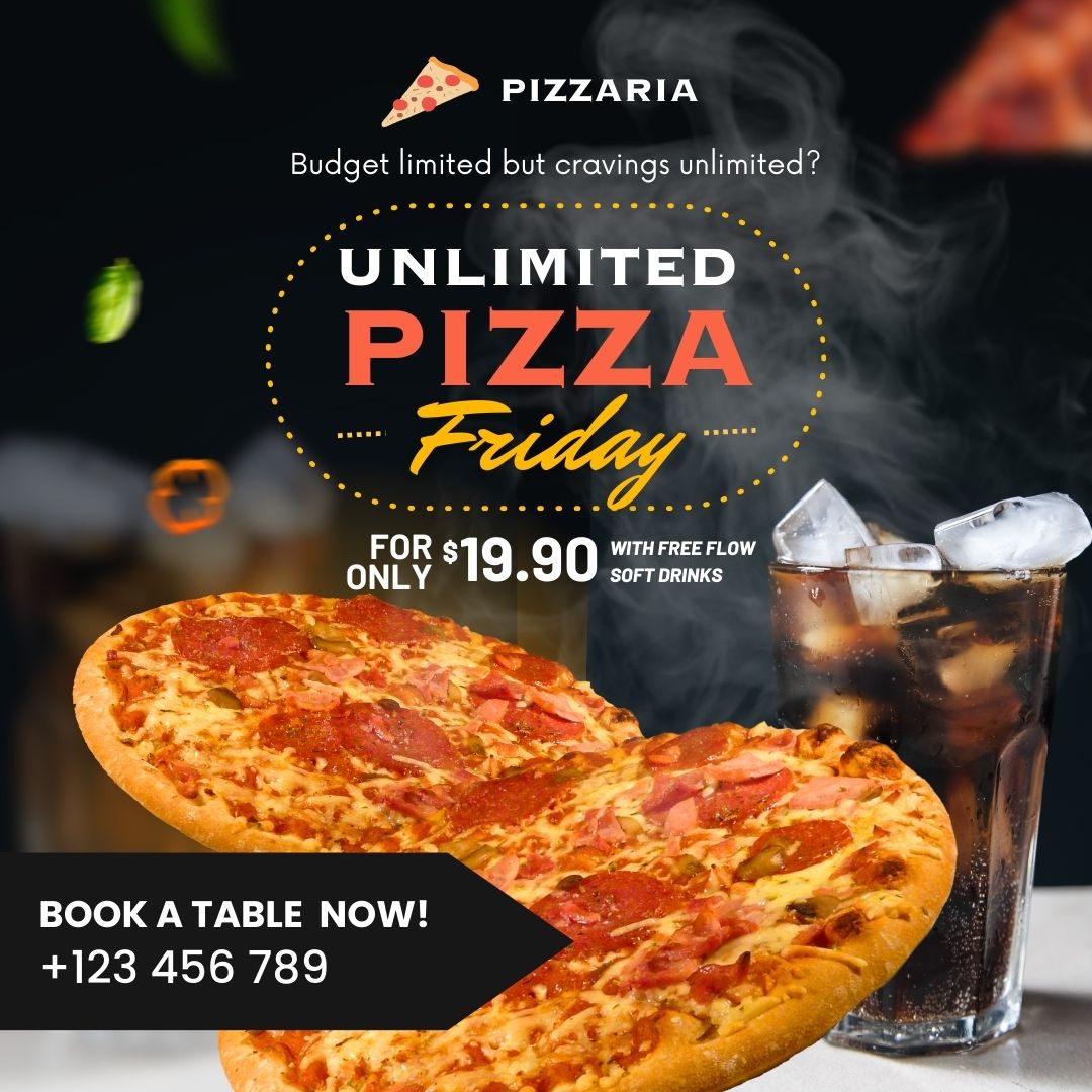 Free Restaurant Templates for Social Media Posts (100+ Canva Templates)