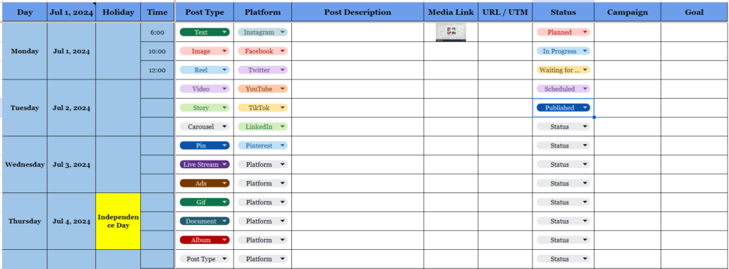 How to Create a Social Media Content Calendar