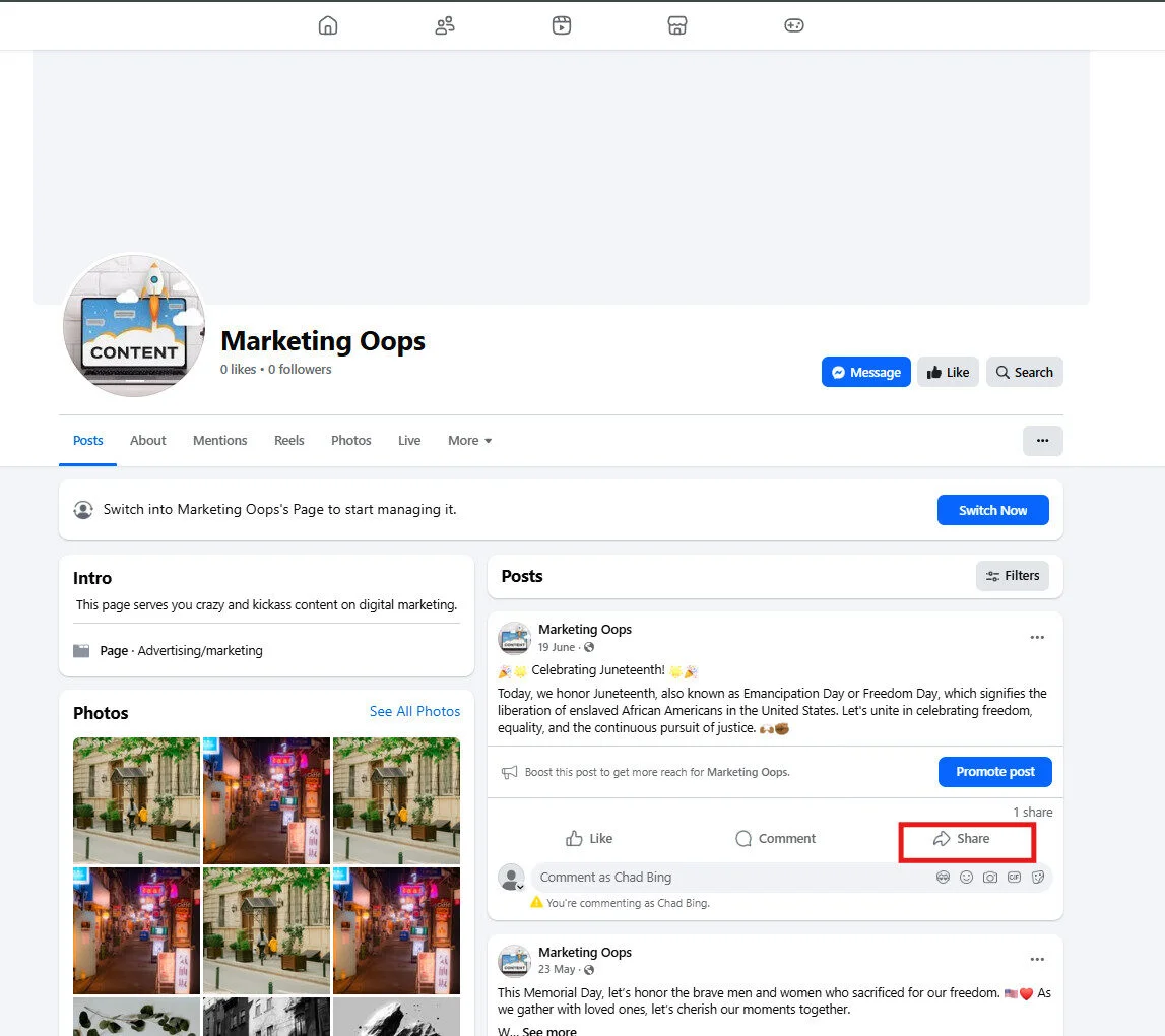 How to Make a Facebook Post Shareable